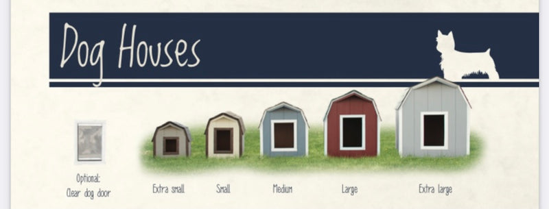 DOG HOUSES – Amish Shed Builder
